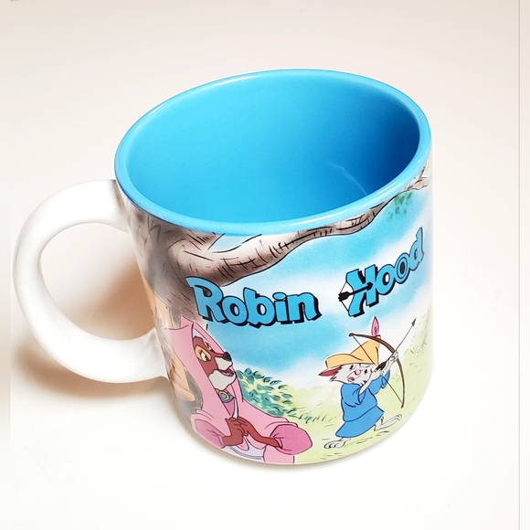 Disney | Dining | Vintage 9s Disney Robin Hood Ceramic Mug With Handle ...